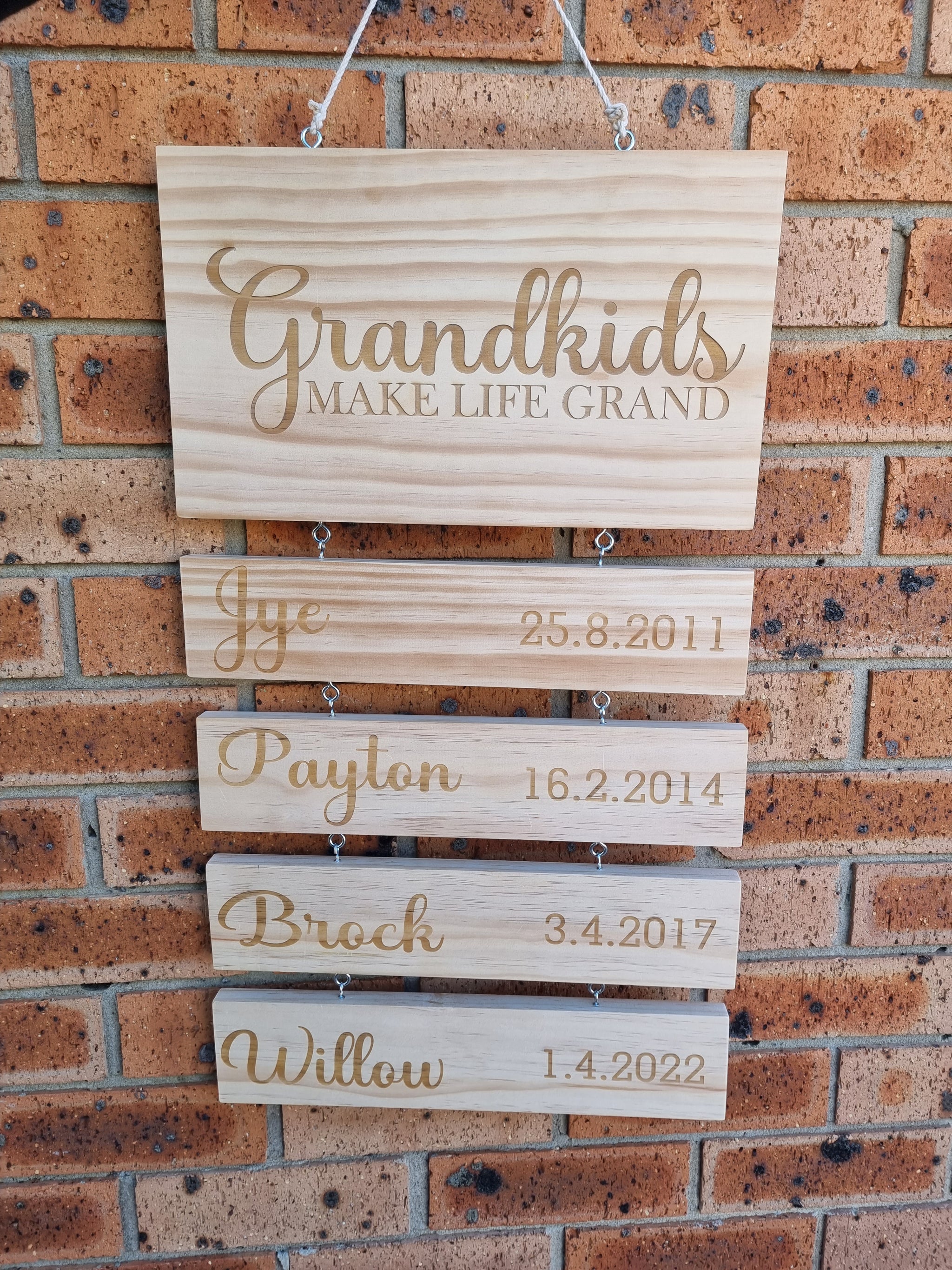 Stacker Slat Signs – Cutting Edge Laser Design