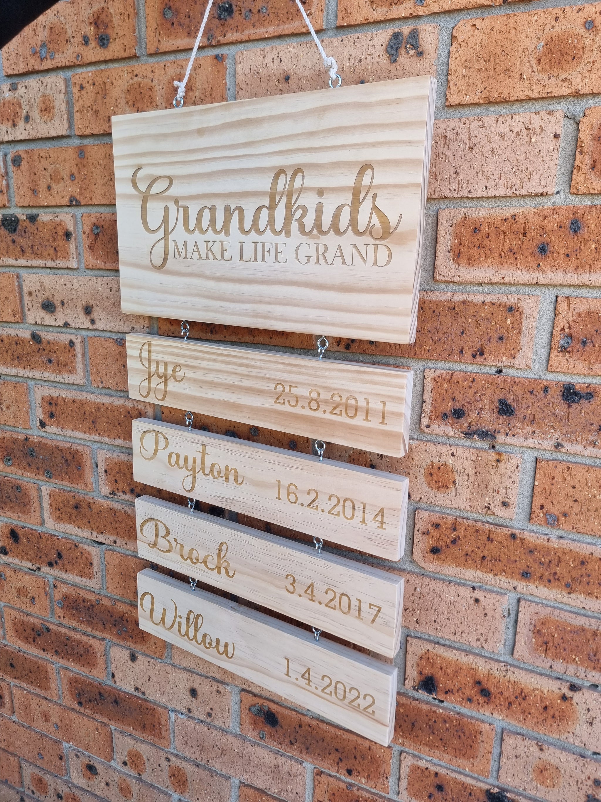 Stacker Slat Signs – Cutting Edge Laser Design