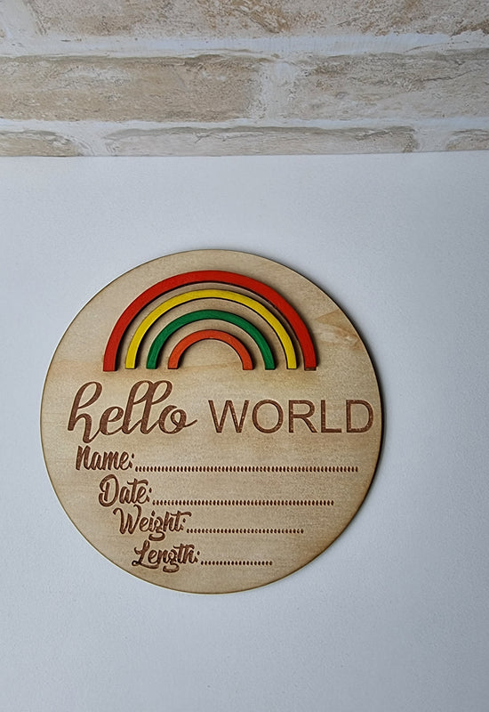 Hello World Disk – Cutting Edge Laser Design