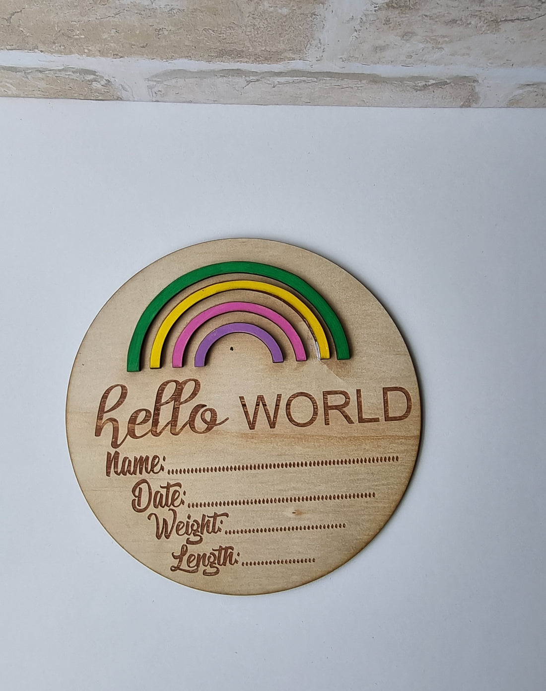 Hello World Disk – Cutting Edge Laser Design