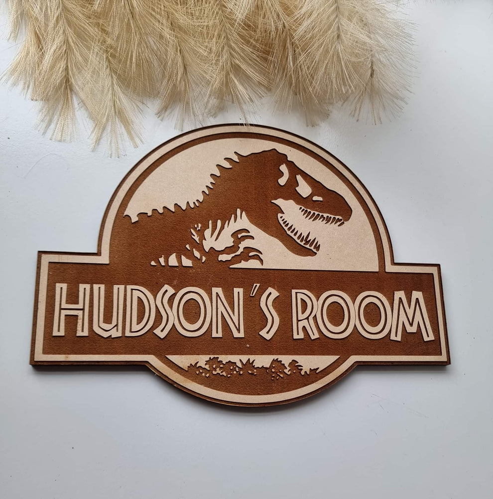 Jurassic World Door Sign – Cutting Edge Laser Design