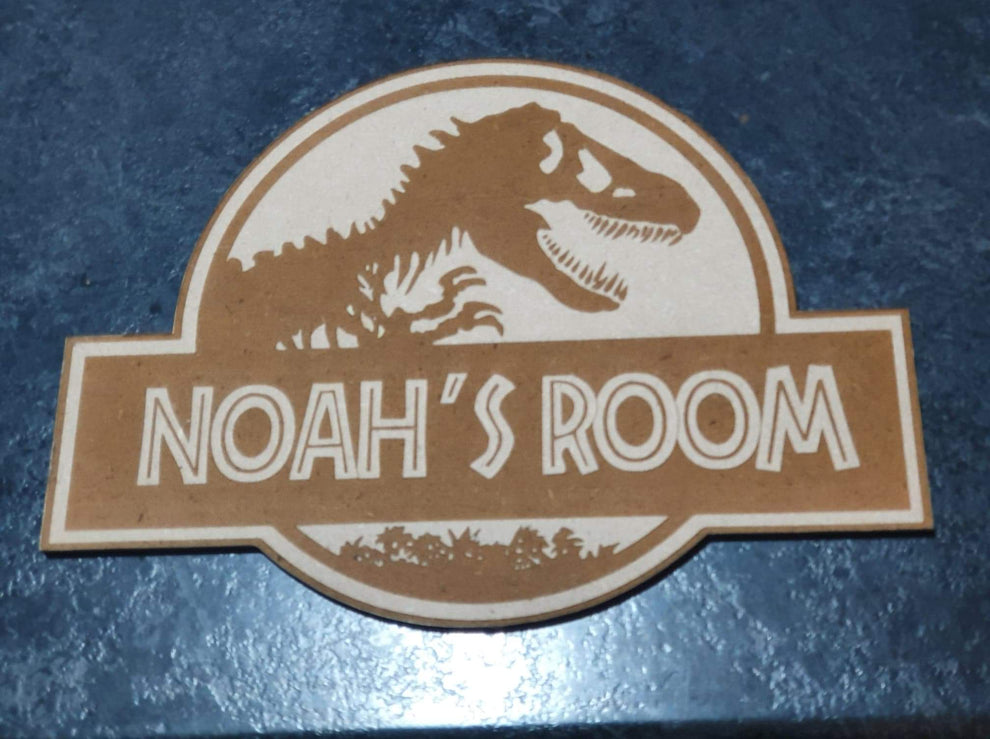 Jurassic World Door Sign – Cutting Edge Laser Design